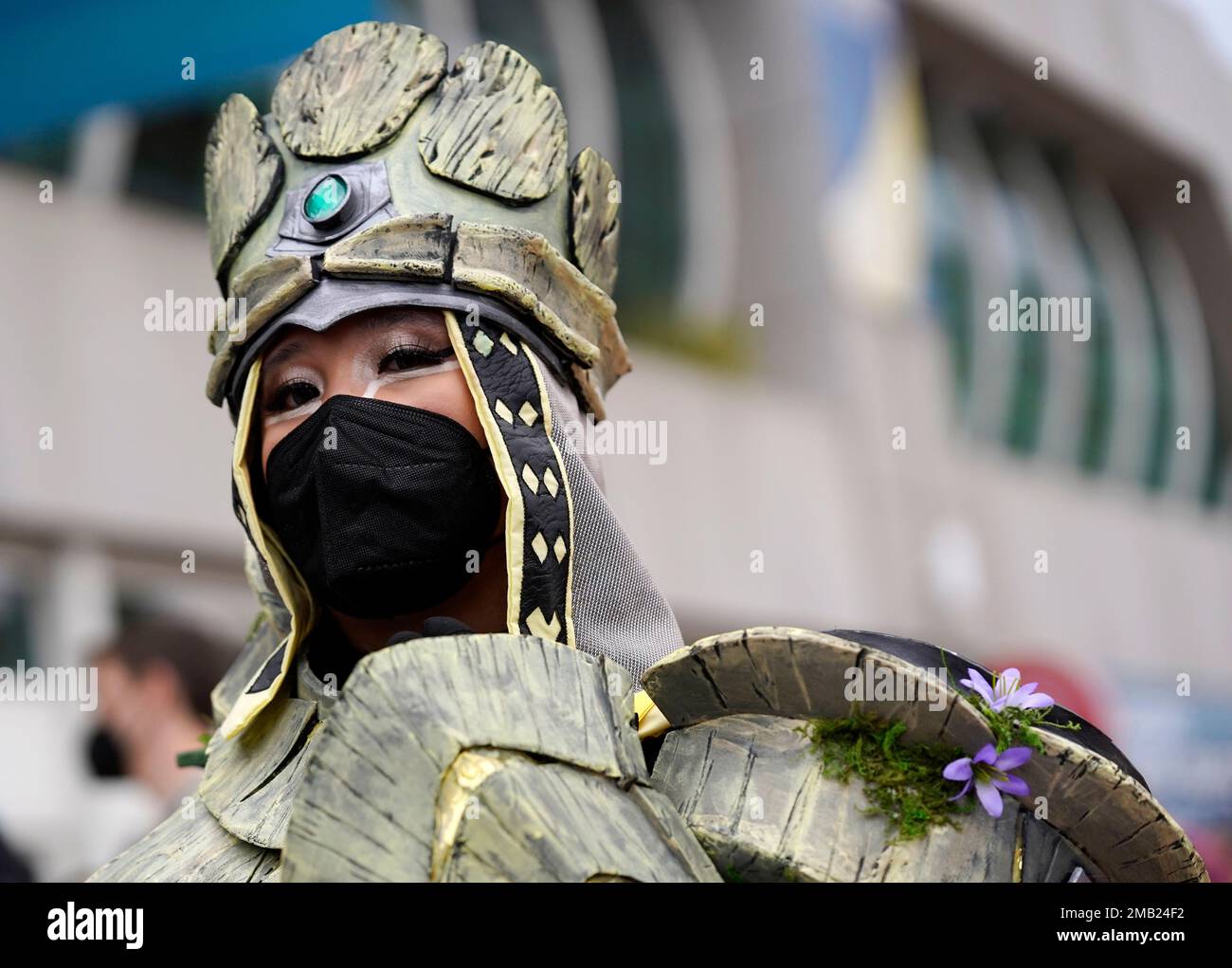 Chelsea Mullen, of San Francisco, dressed as Garangolm in the video ...