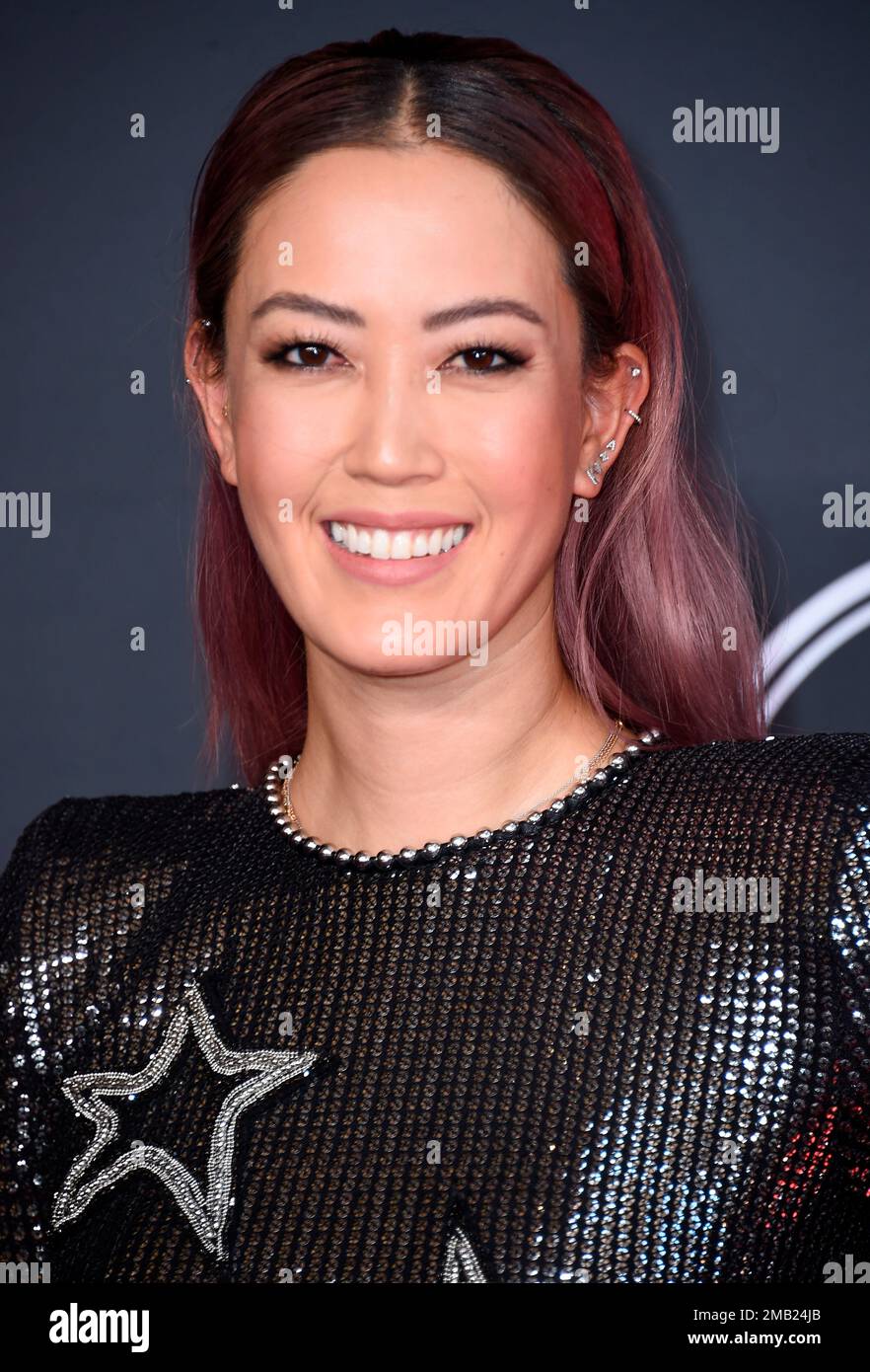 Golfer Michelle Wie West arrives at the ESPY Awards on Wednesday, July ...