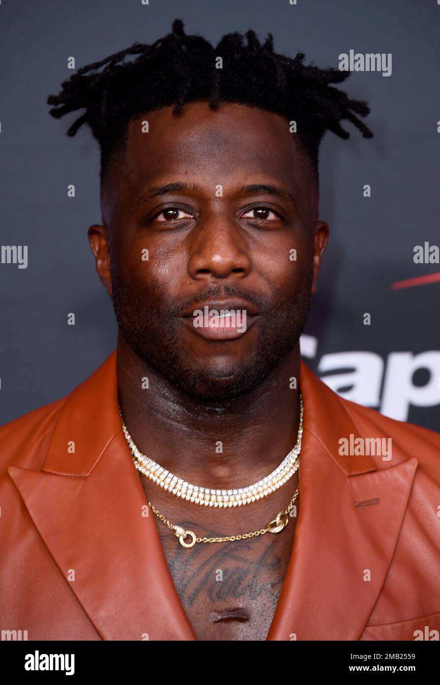 Nigel Sylvester arrives at the ESPY Awards on Wednesday, July 20, 2022 ...