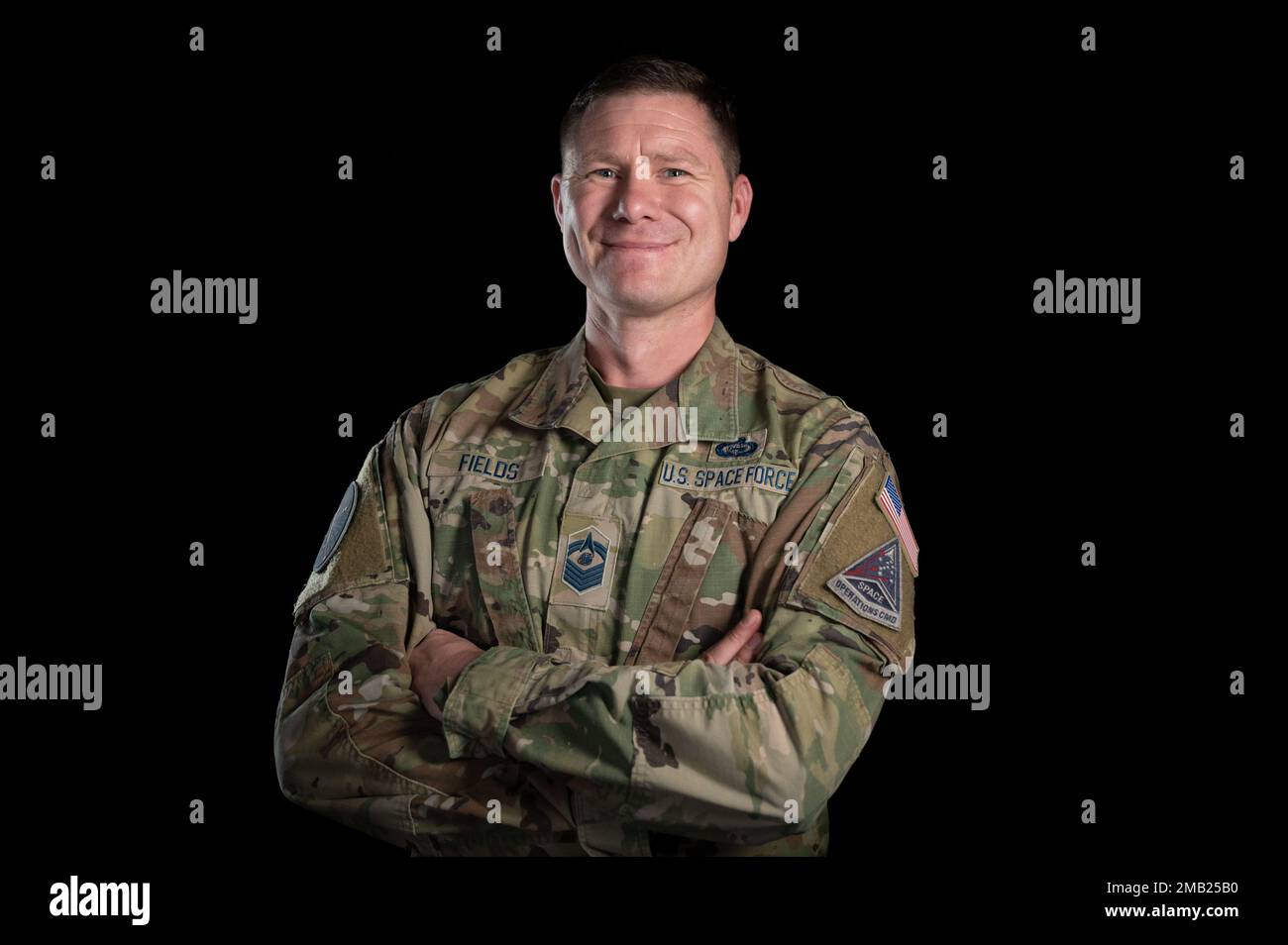 Guardians from Space Operations Command and U.S. Space Command pose for ...