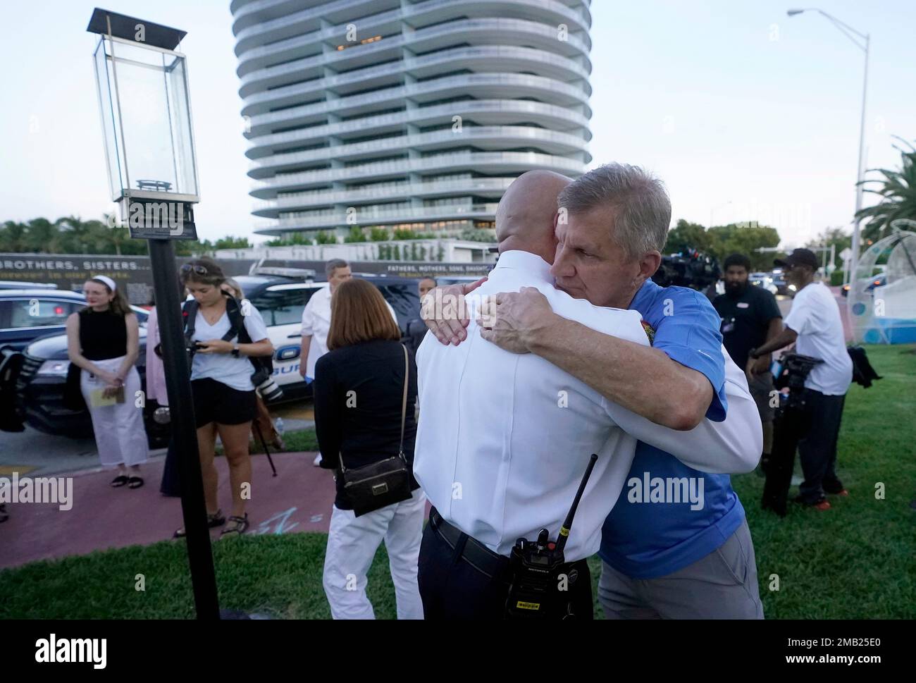 Ray Jadallah, left, Miami-Dade Fire Rescue Deputy Fire Chief of ...