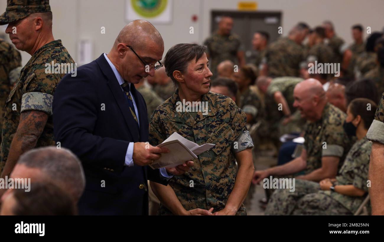 Brig. Gen. Julie L. Nethercot relinquishes command of Marine Corps ...