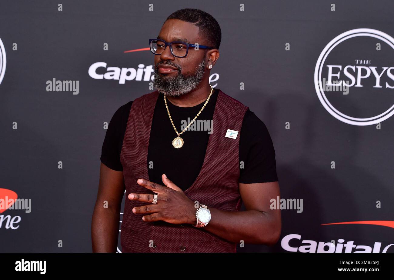 Lil Rel Howery arrives at the ESPY Awards on Wednesday, July 20, 2022, at the Dolby Theatre in ...
