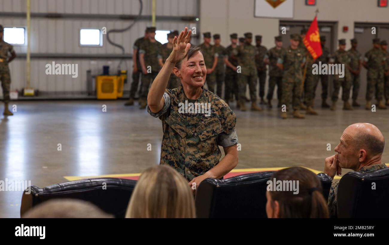 Brig. Gen. Julie L. Nethercot relinquishes command of Marine Corps ...