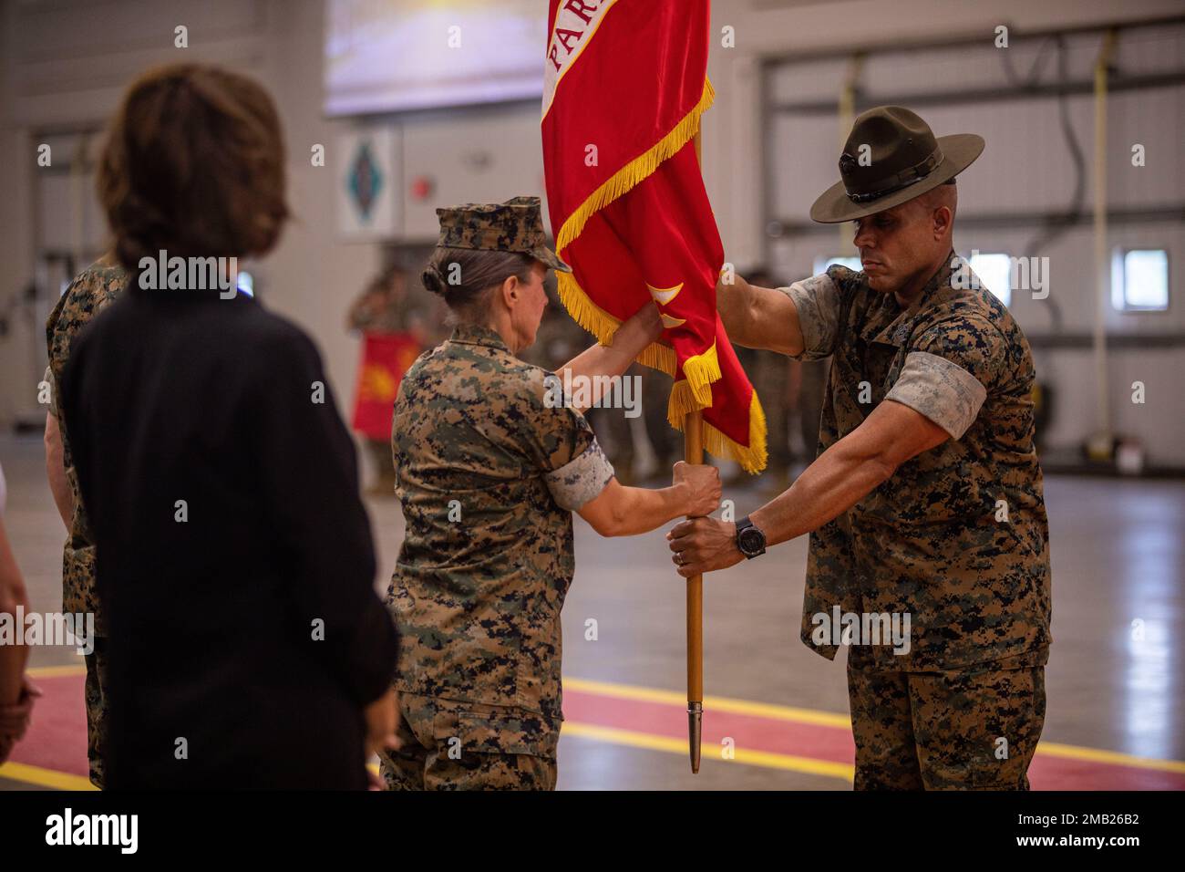 Brig. Gen. Julie L. Nethercot relinquishes command of Marine Corps ...