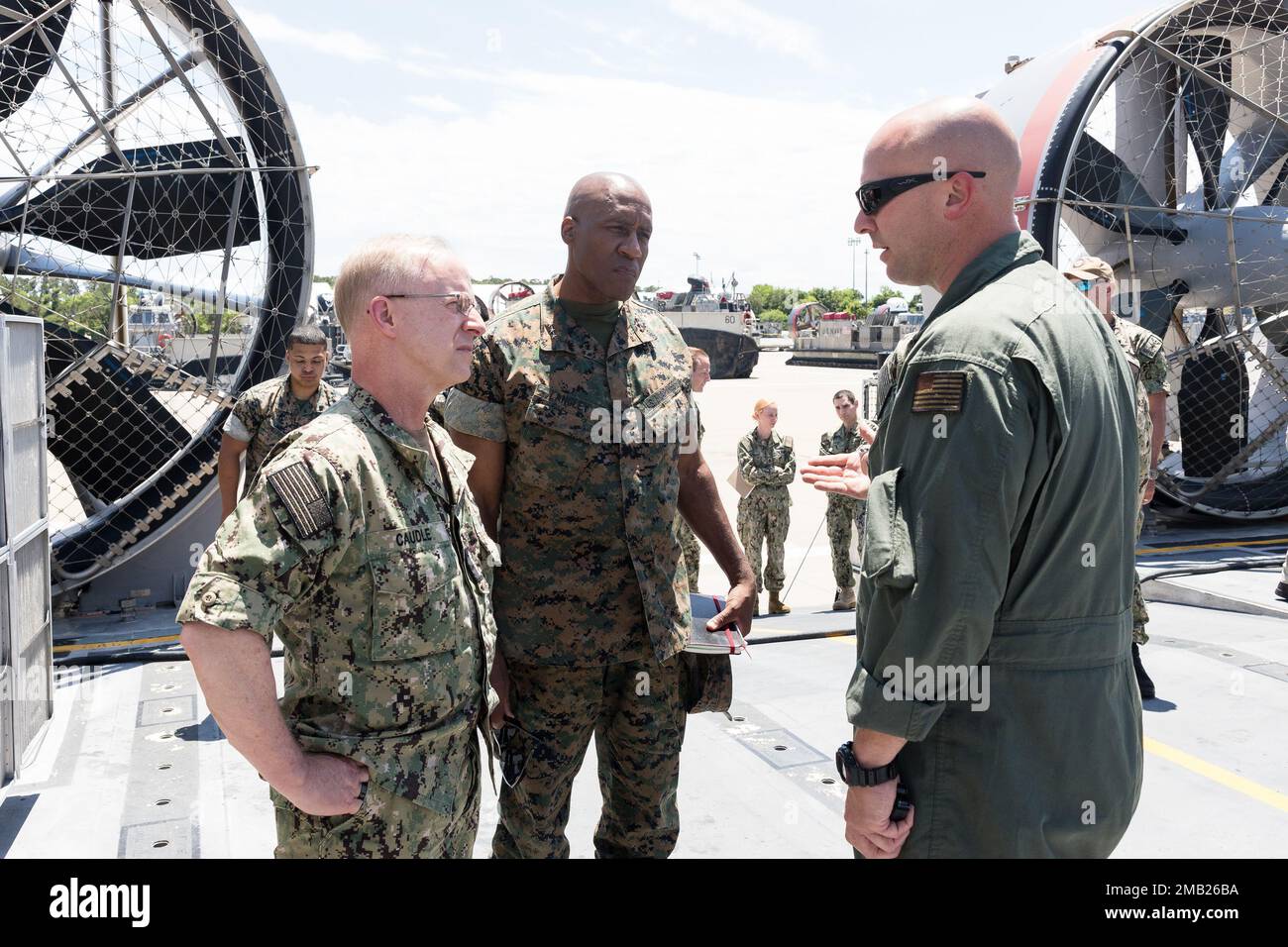 U.S. Marine Corps Lt. Gen. Michael E. Langley, the commanding general ...