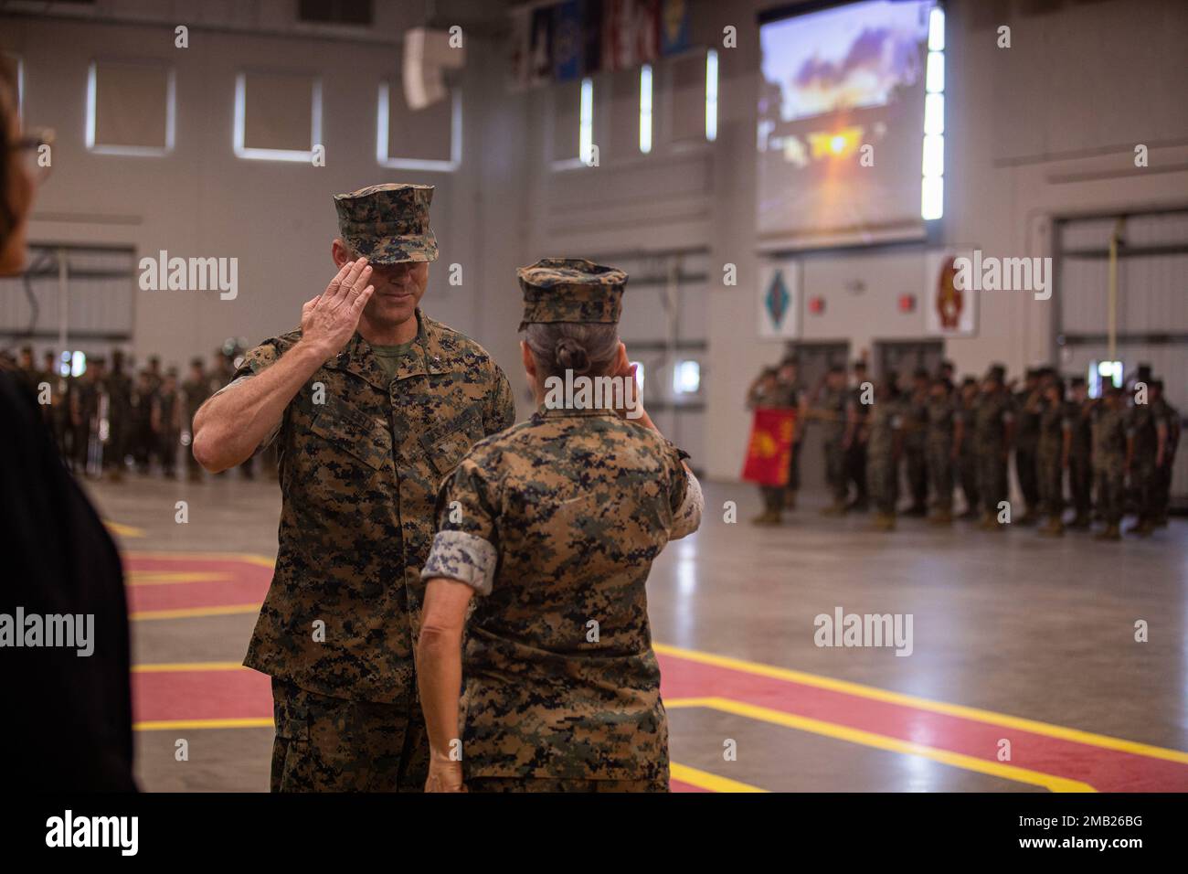 Brig. Gen. Julie L. Nethercot relinquishes command of Marine Corps ...