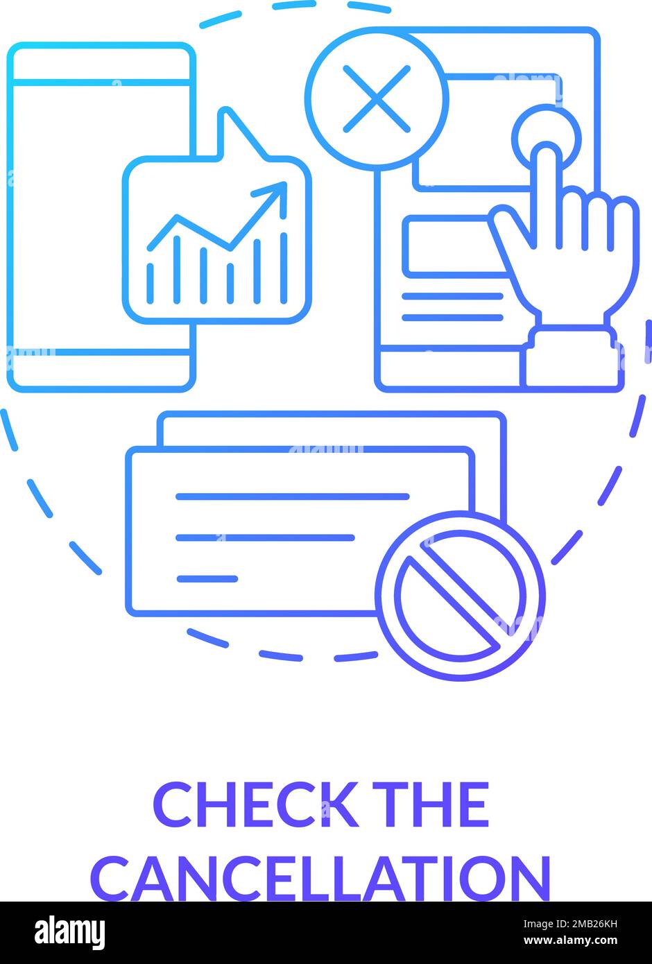 Cancelling Stock Vector Images - Alamy
