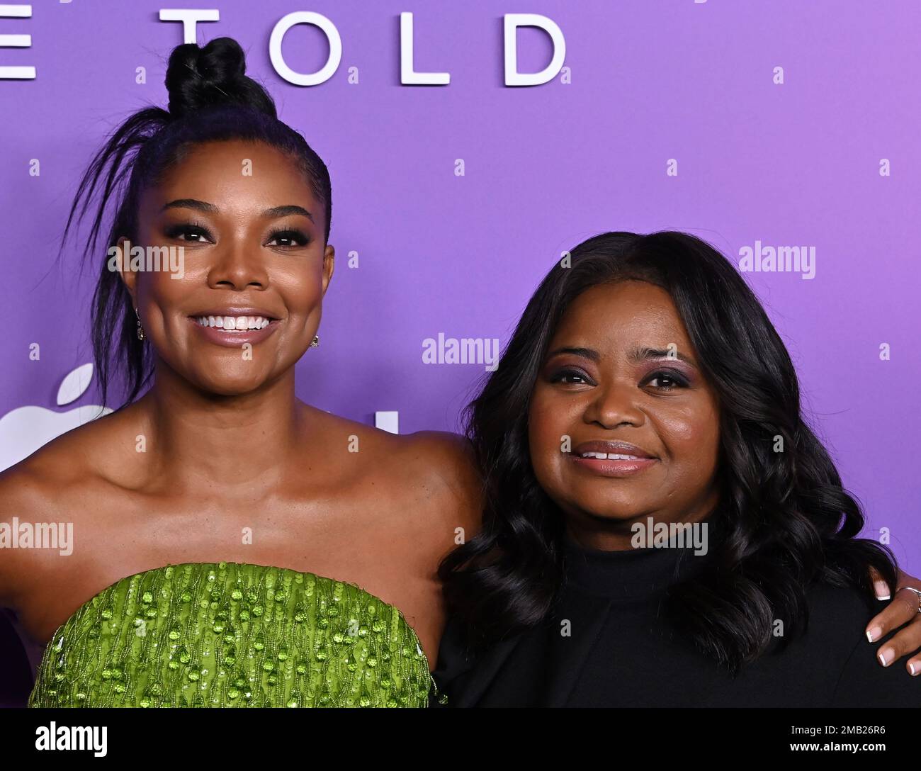 Gabrielle Union and Octavia Spencer arriving at Apple TV+’s “Truth Be ...