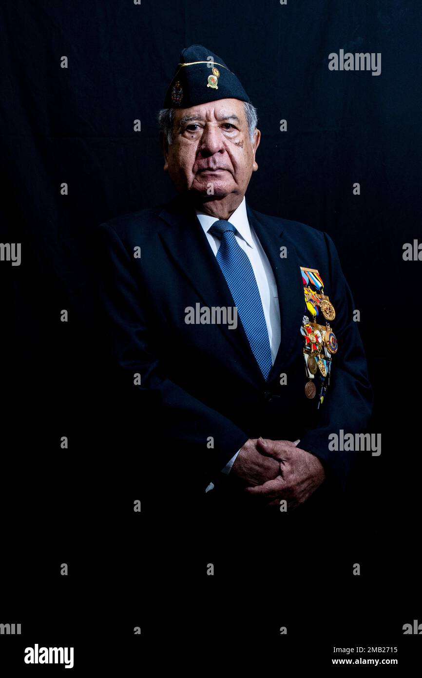 Colombian veteran of the Korean War, Sergeant Alfonso Alvarez Vargas ...