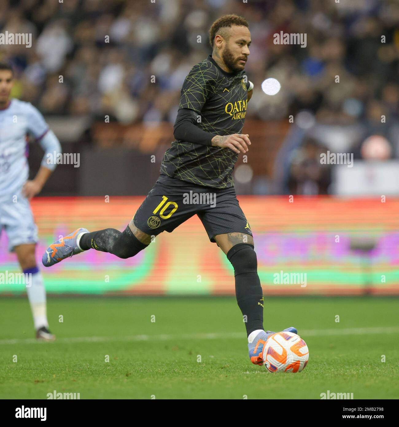 Riyadh, Saudi Arabia. 19th Jan, 2023. Paris Saint-Germain's Neymar ...
