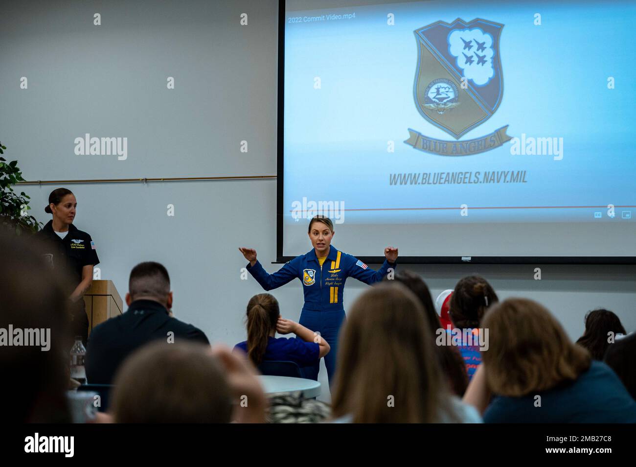 ST. LOUIS (June 10, 2022) Lt. Cmdr. Monica Borza, the flight surgeon of ...