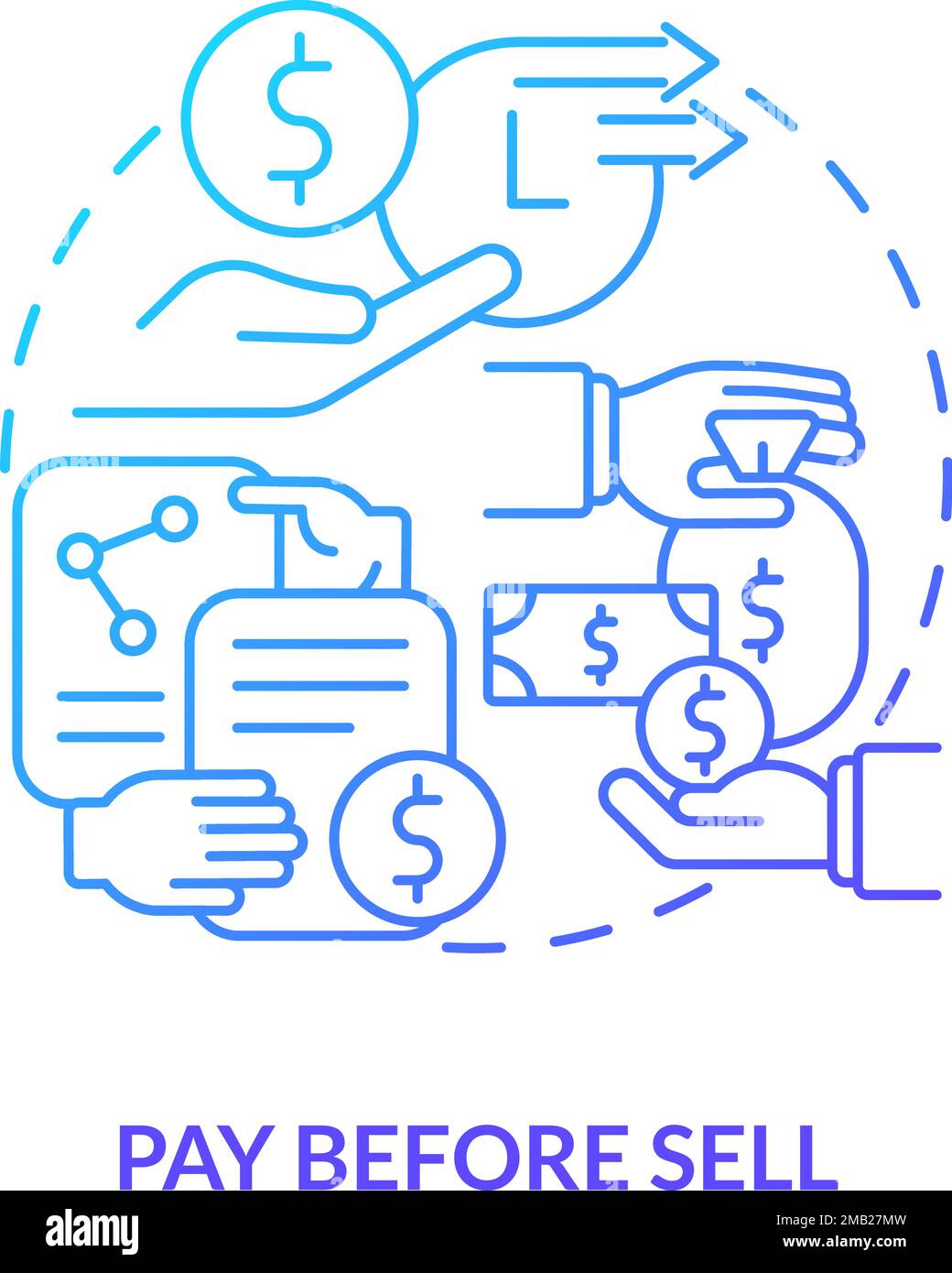 Finance concept business before Cut Out Stock Images & Pictures - Alamy