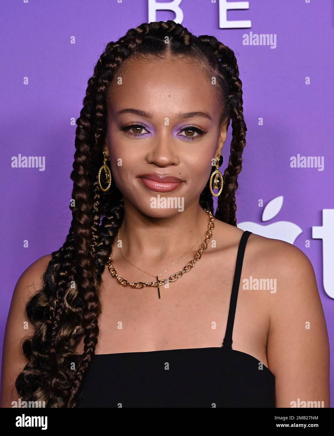 Reign Edwards arriving at Apple TV+’s “Truth Be Told” season 3 premiere ...