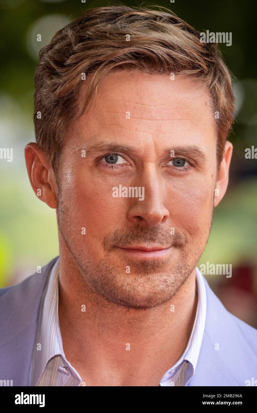 Ryan Gosling poses for photographers upon arrival at the screening of ...