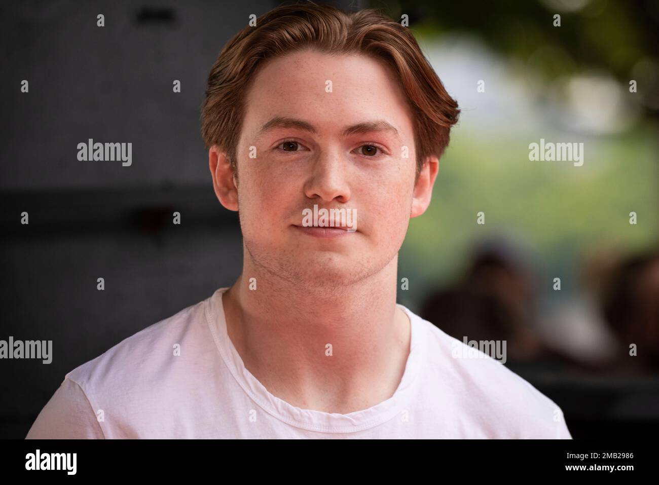 Kit Connor poses for photographers upon arrival at the screening of the ...