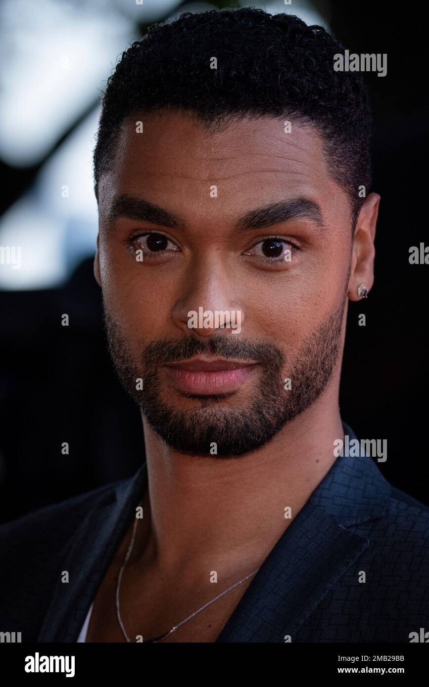 Rege-Jean Page poses for photographers upon arrival at the screening of ...