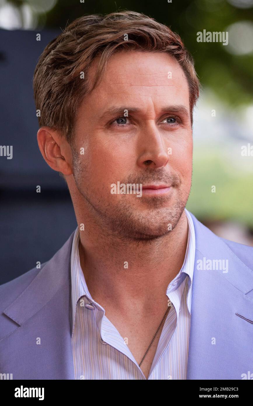 Ryan Gosling poses for photographers upon arrival at the screening of ...