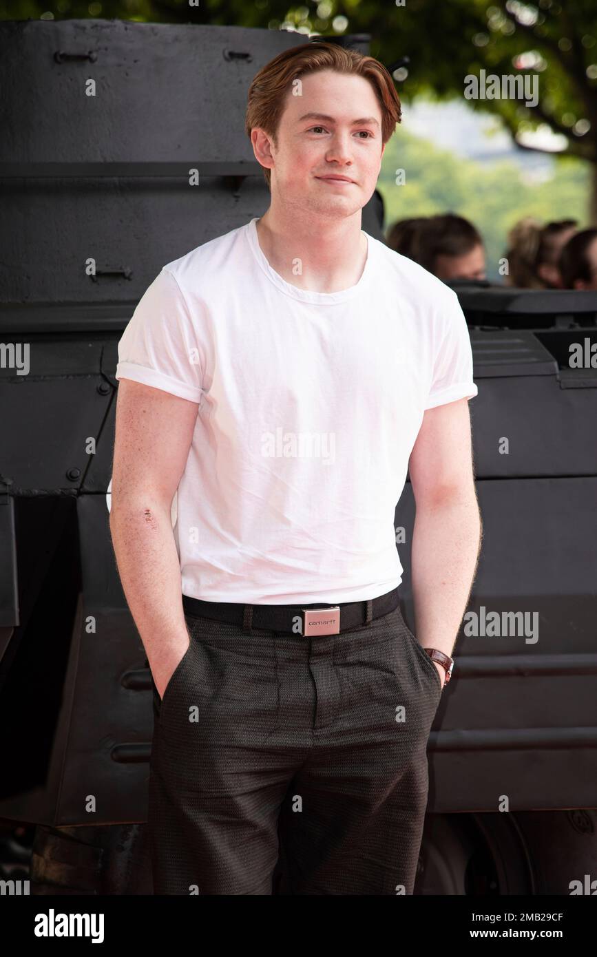 Kit Connor poses for photographers upon arrival at the screening of the ...