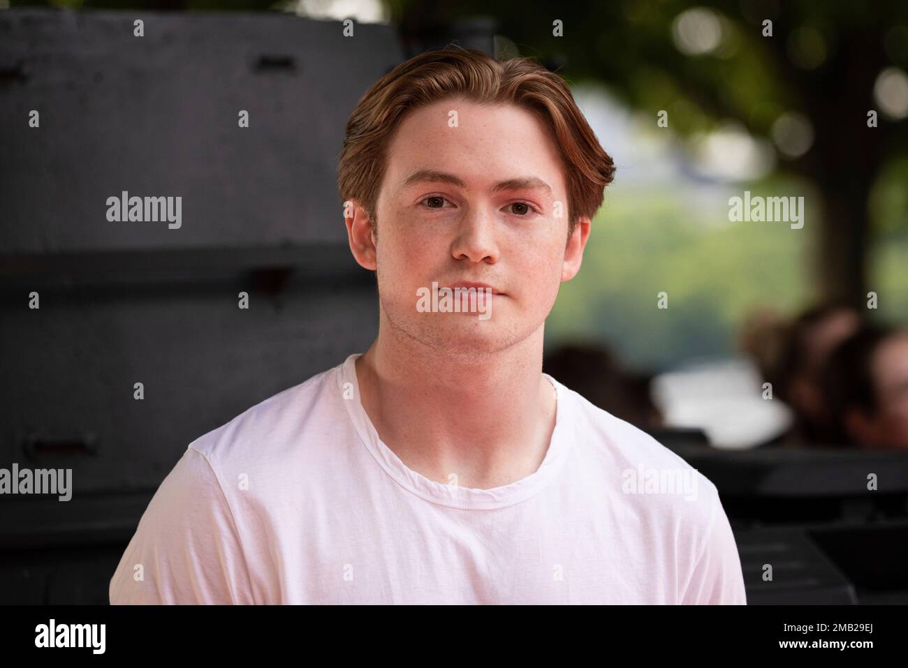 Kit Connor poses for photographers upon arrival at the screening of the ...