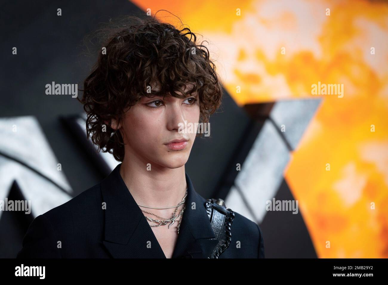 Daniel Millar poses for photographers upon arrival at the screening of ...