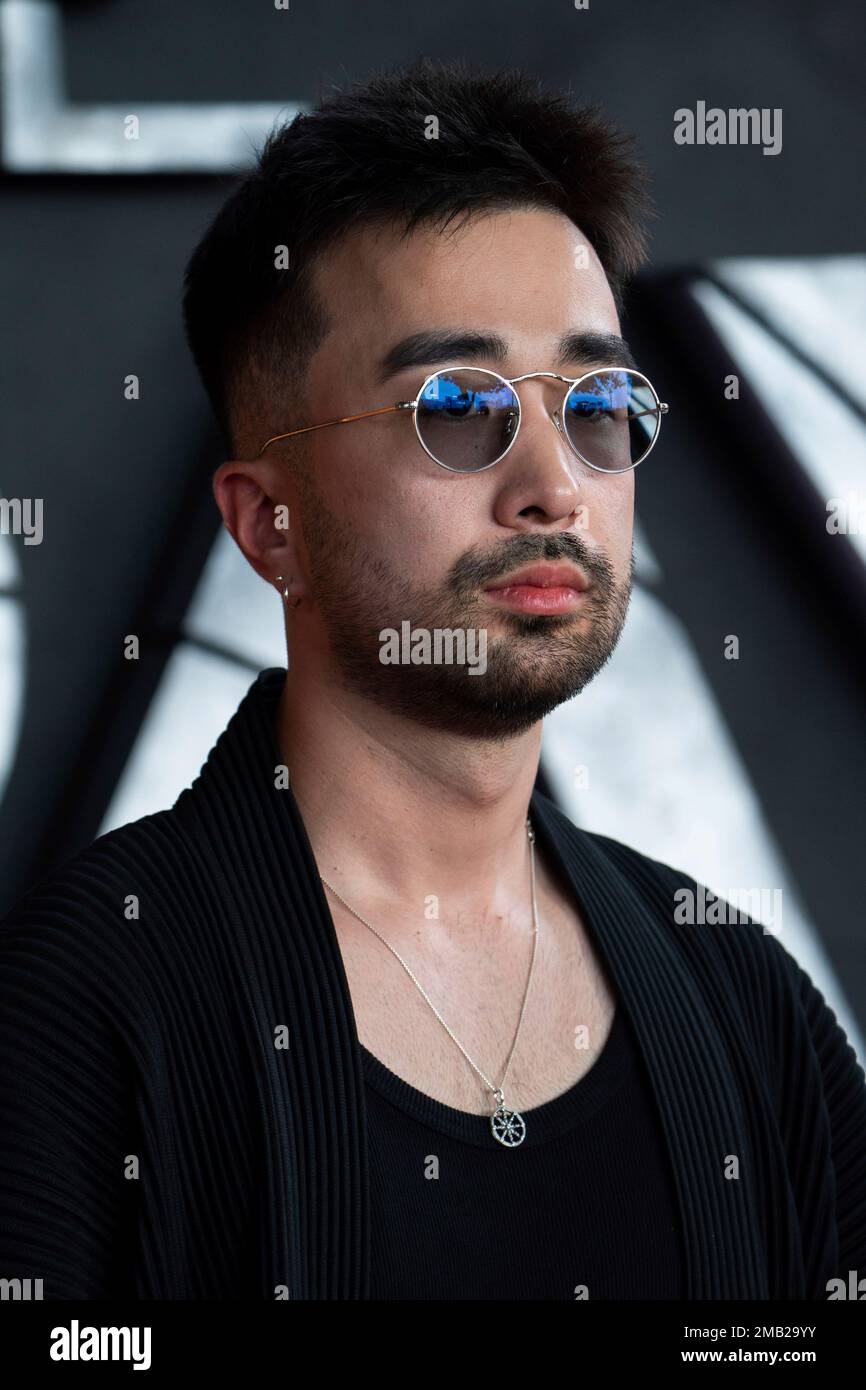 Tim Dessaint poses for photographers upon arrival at the screening of ...