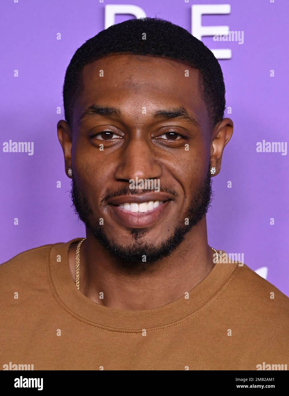 Isaiah Jarel arriving at Apple TV+’s “Truth Be Told” season 3 premiere ...