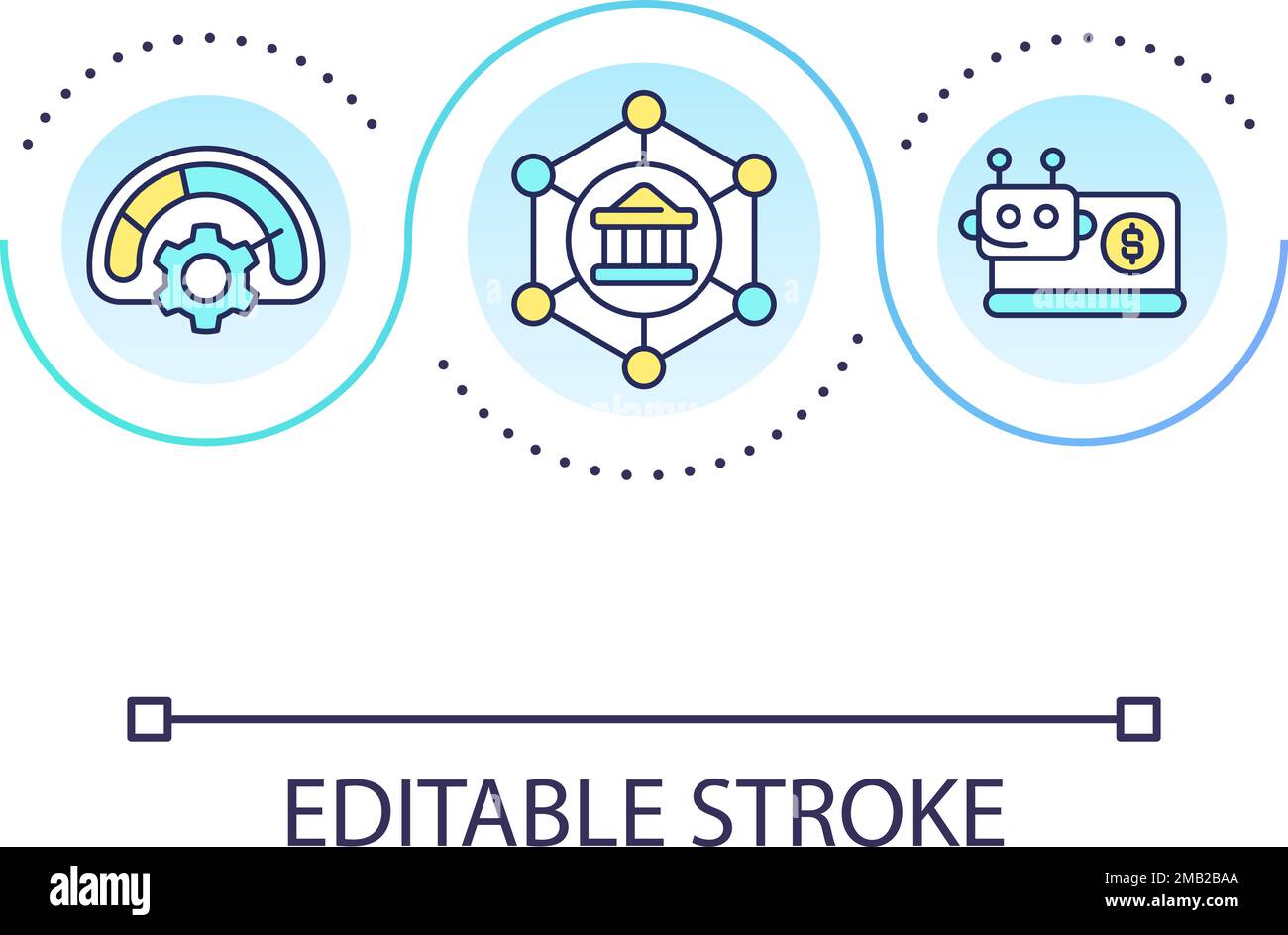 Intelligent banking Stock Vector Images - Alamy