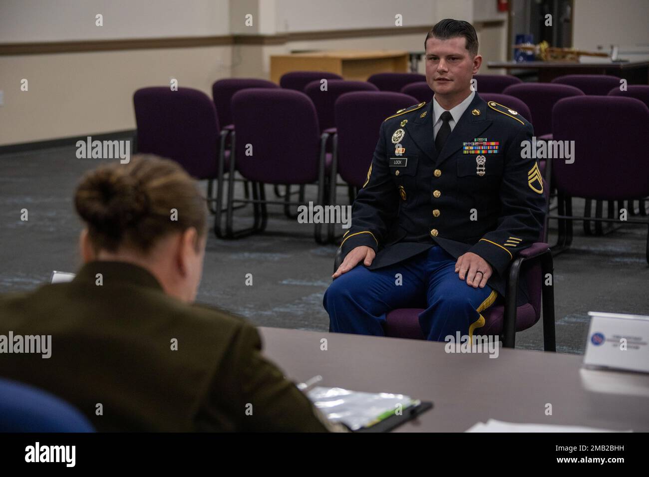 Staff Sgt. Lucas Lock, a corrections/detention specialist assigned to ...