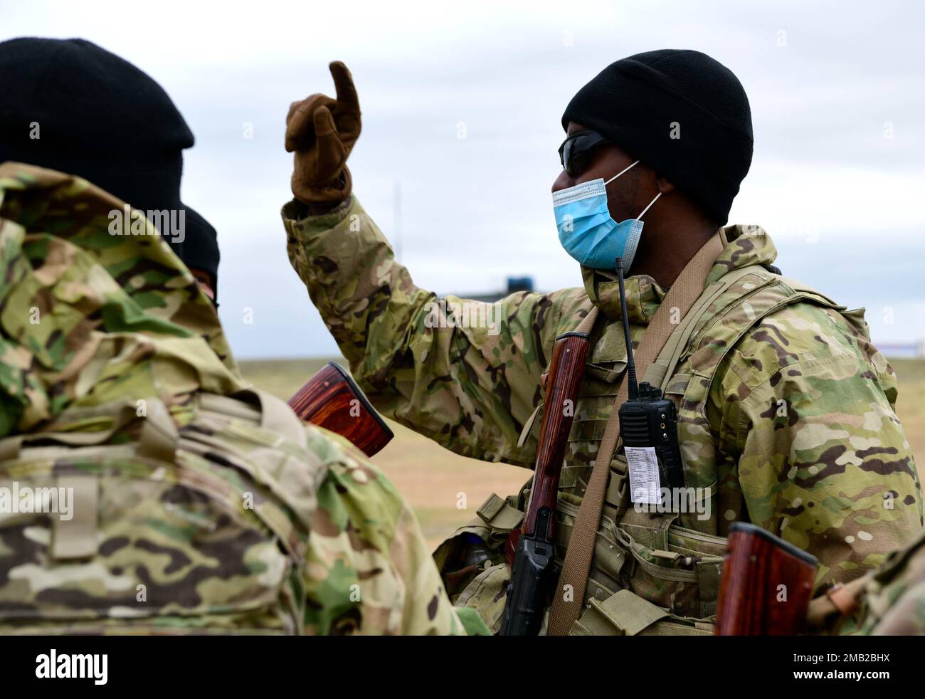 U.S. Army Sgt. Kevin Mugomoke from Alpha Company, 1-5 Infantry ...