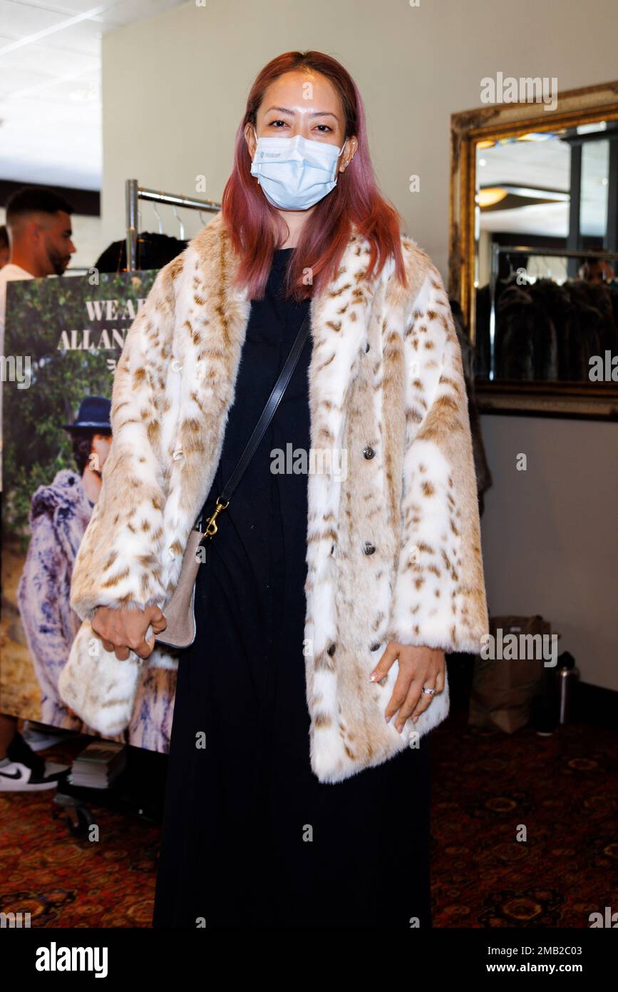 Michelle Wie West attends the Backstage Creations Lounge at the 2022 ...