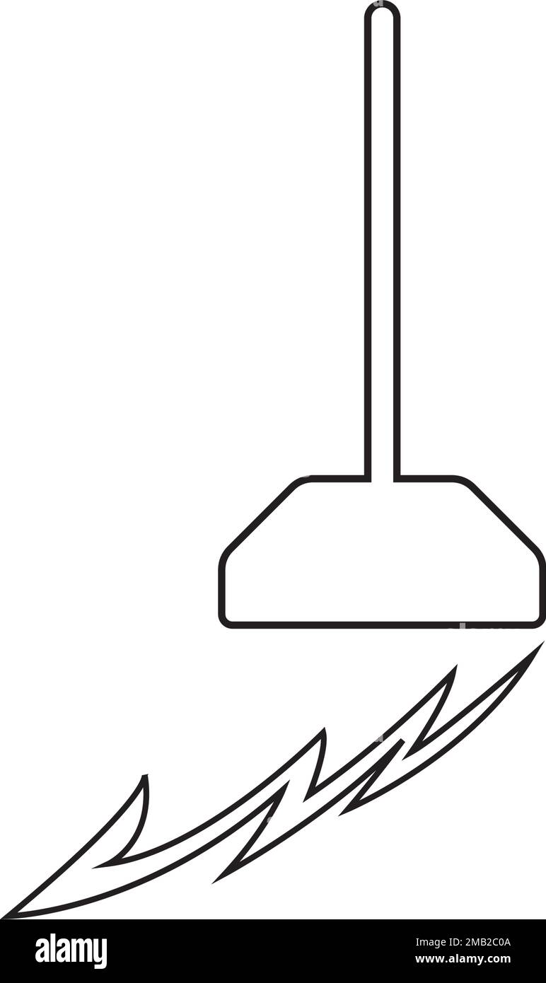 broom logo stock illustration design Stock Vector Image & Art - Alamy