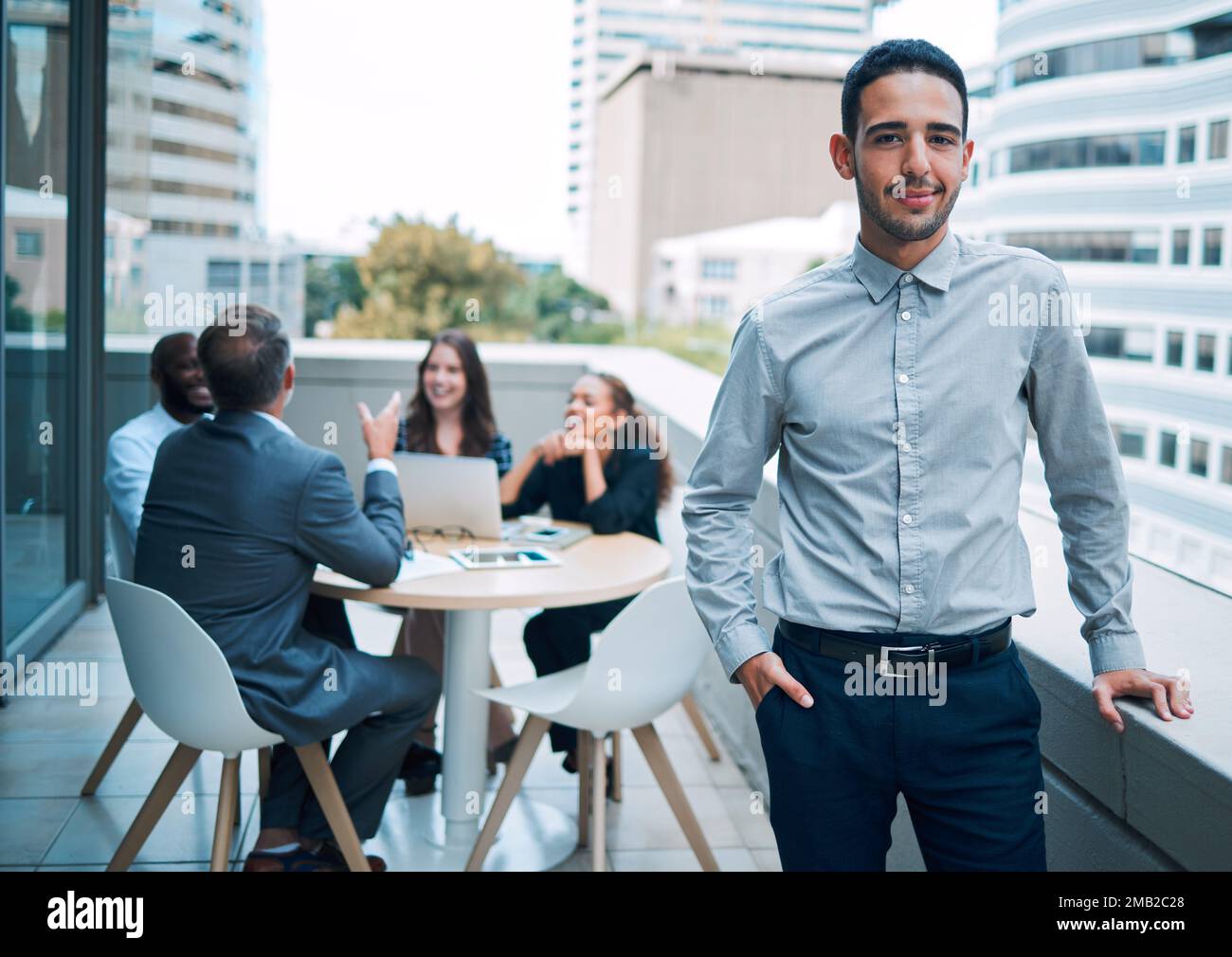 A leader is one who knows, goes and shows the way. Portrait of a ...