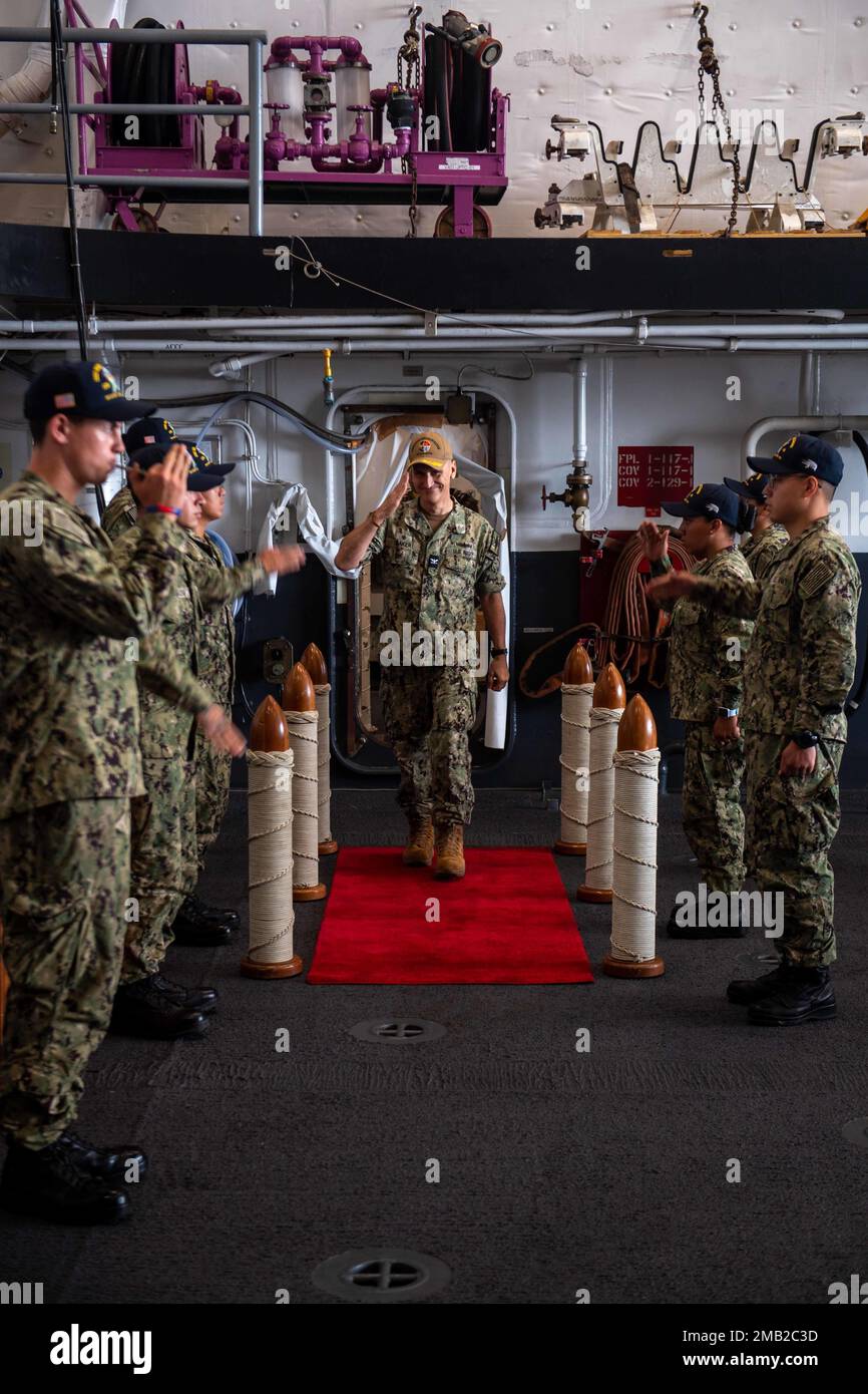 SASEBO, Japan (June 10, 2022) Captain Greg Baker, Commodore, Amphibious ...