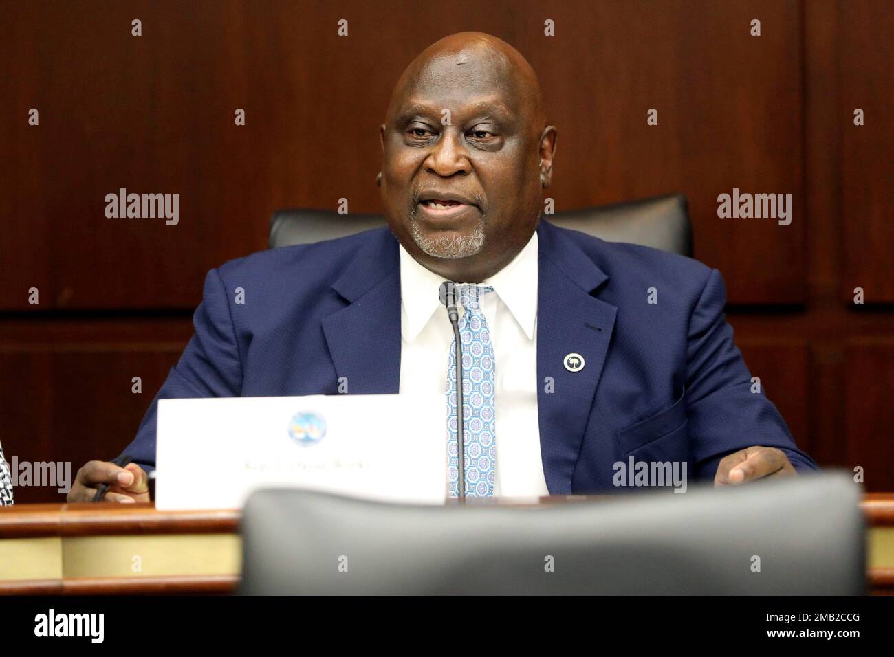 State Rep. David Weeks, D-Sumter, speaks during a meeting of a special ...