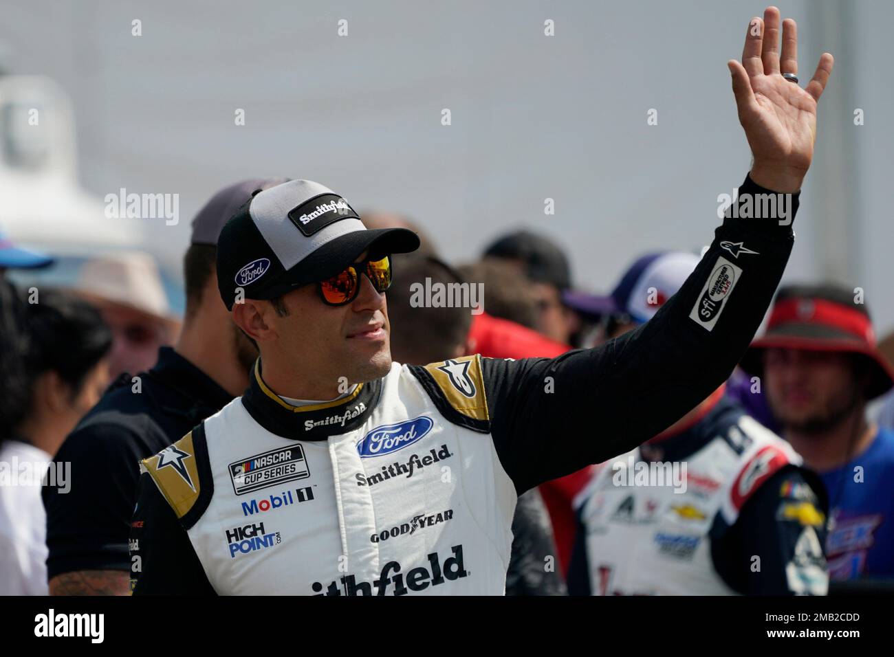 NASCAR Cup Series driver Aric Almirola prior to the NASCAR Cup Series ...