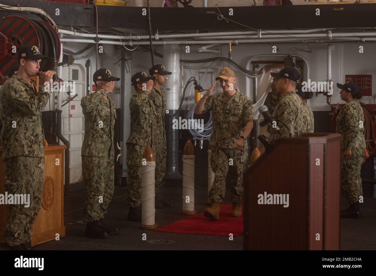 220610-N-XB010-1002 SASEBO, Japan (June 6, 2022) Captain Greg Baker, commander, Amphibious ...