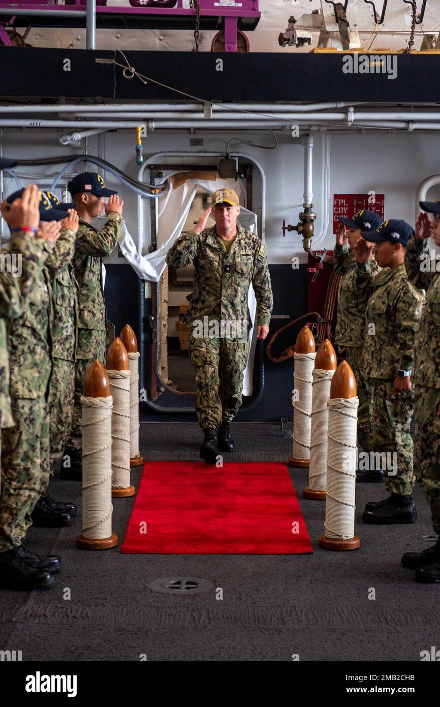 SASEBO, Japan (June 10, 2022) Captain Greg Baker, Commodore, Amphibious ...