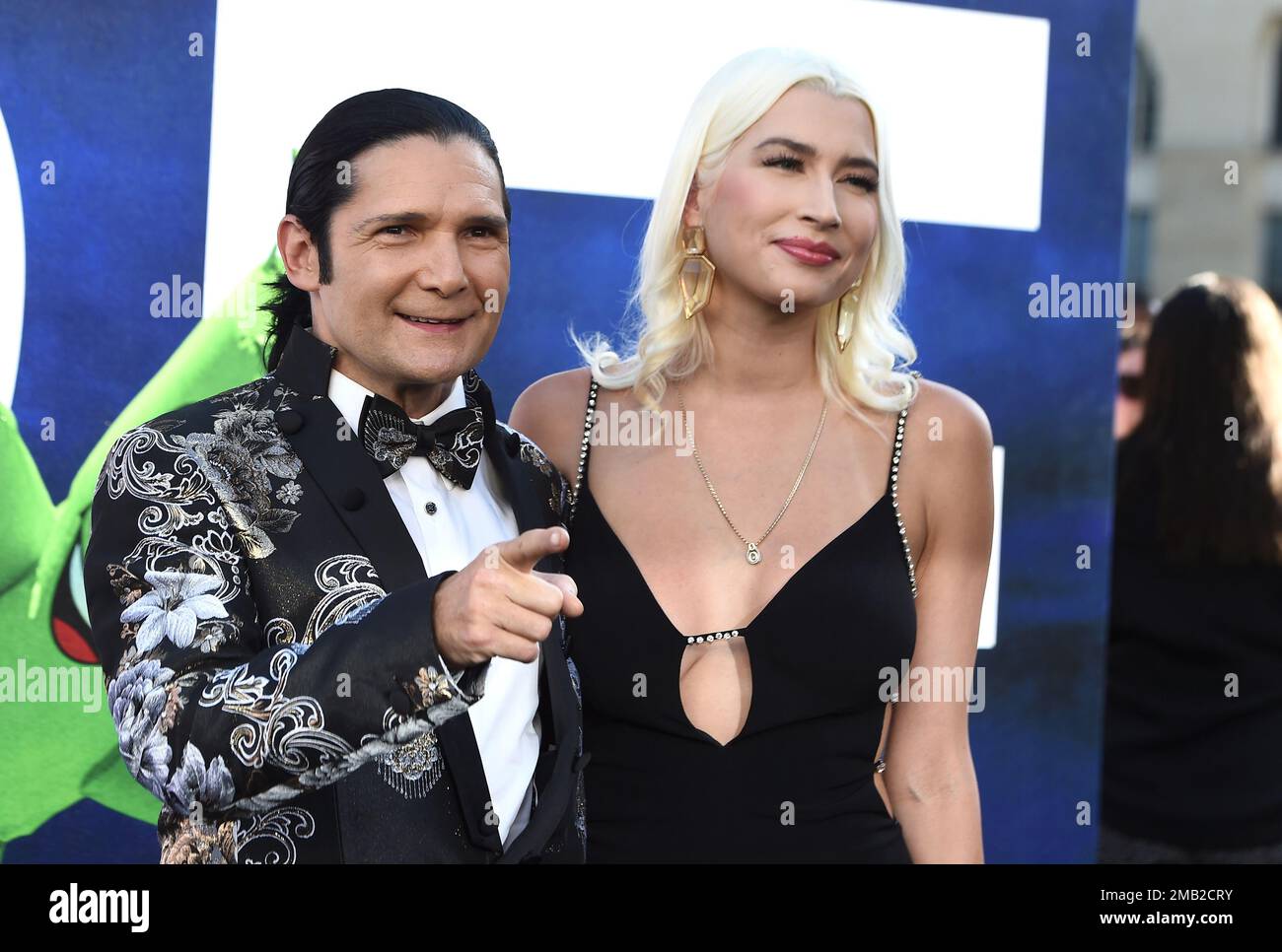 Corey Feldman and Courtney Anne Mitchell arrive at the Los Angeles ...