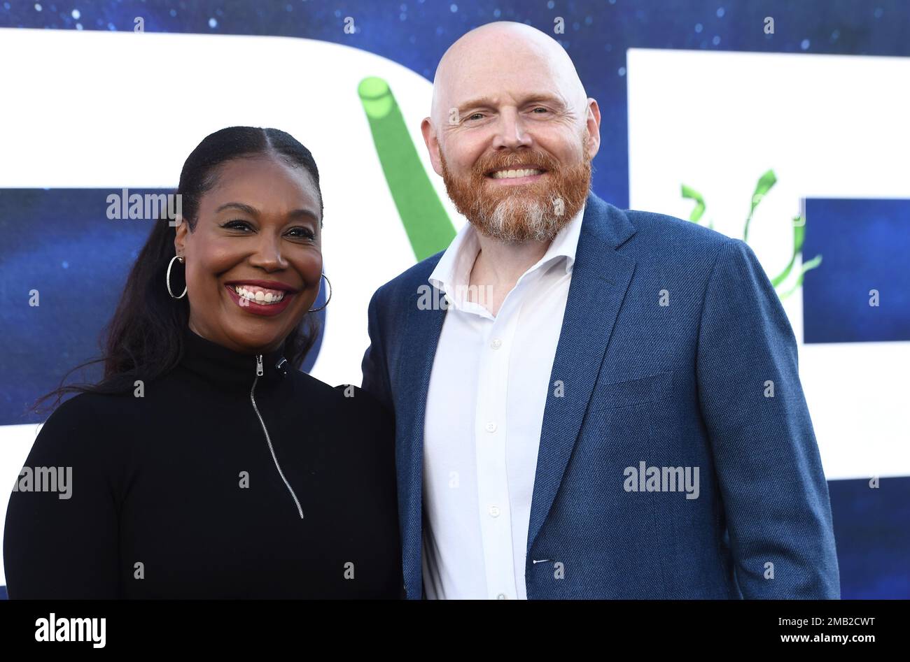 Nia Renee Hill and Bill Burr arrive at the Los Angeles premiere of ...