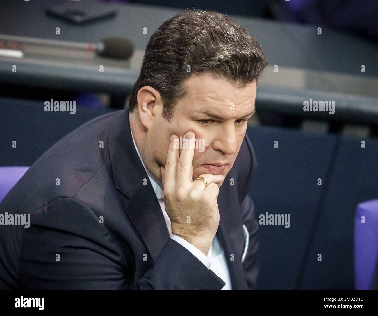 Berlin, Germany. 20th Jan, 2023. Hubertus Heil (SPD), Federal Minister ...