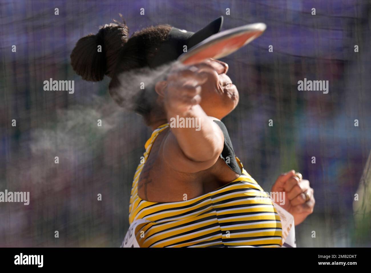 Shanice Craft, of Germany, competes during qualifying for the women's ...