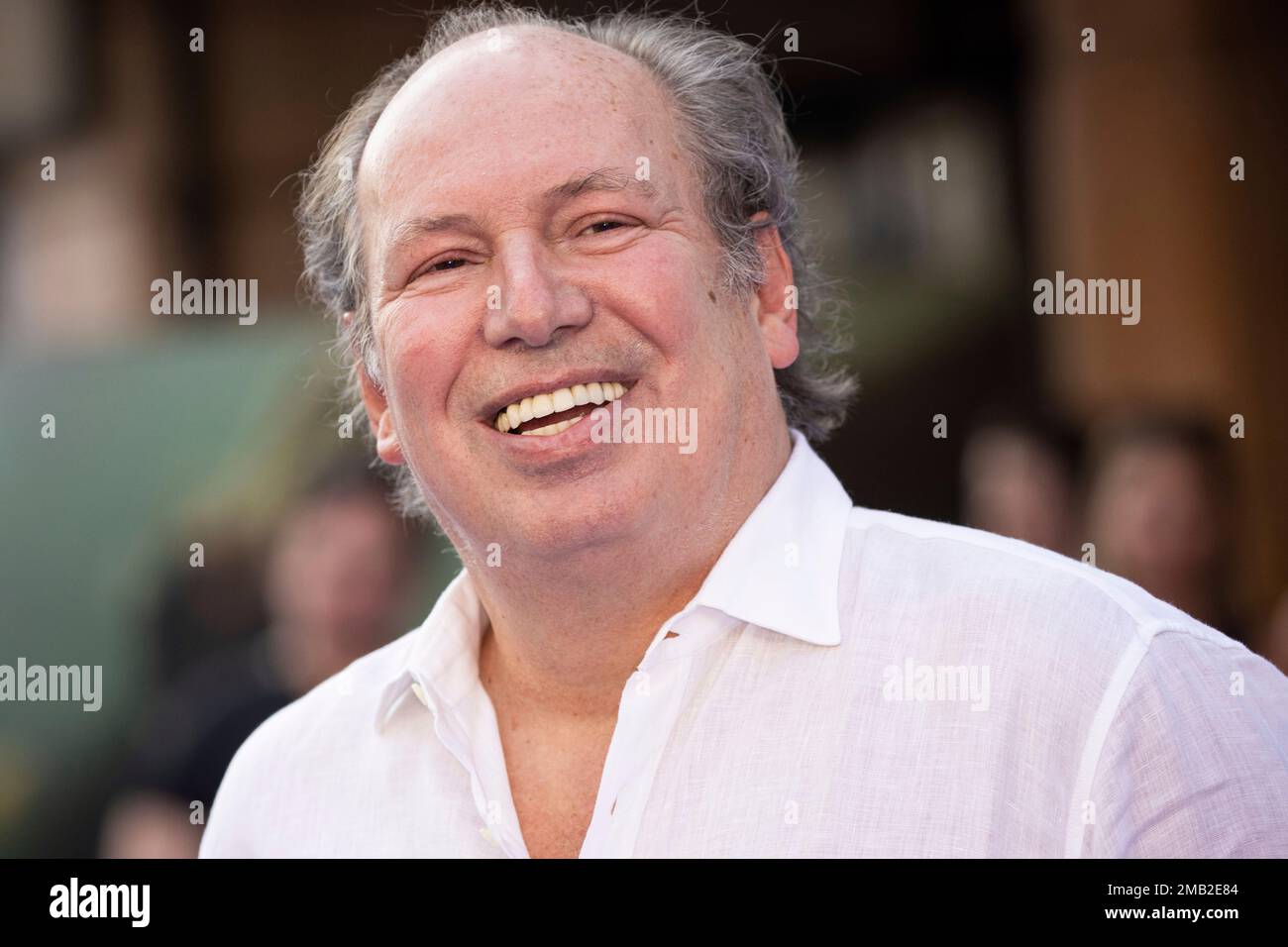 Hans Zimmer poses for photographers upon arrival for the screening of ...