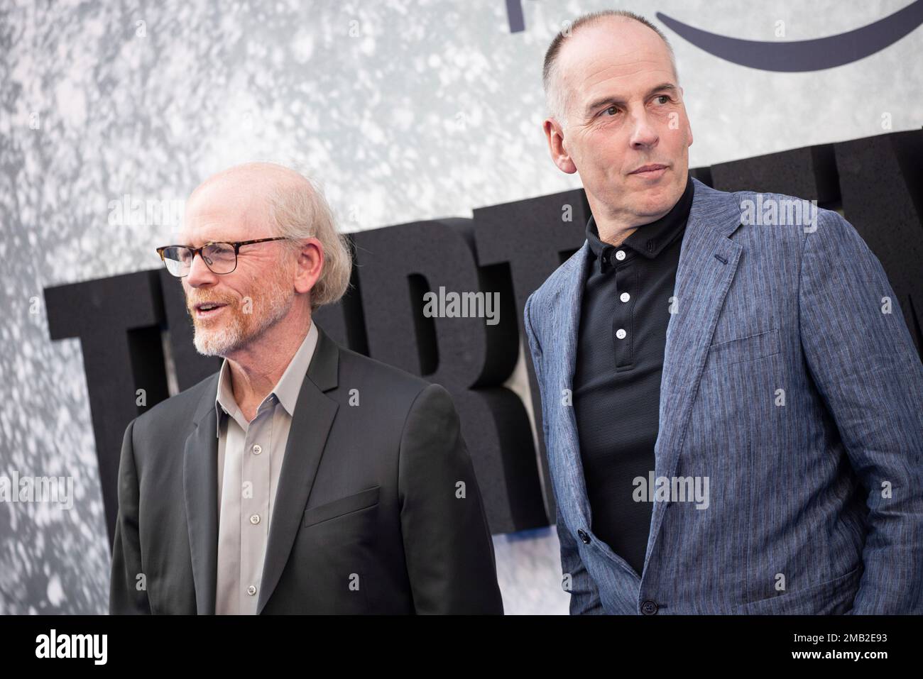Director Ron Howard, left, and diver Rick Stanton pose for ...