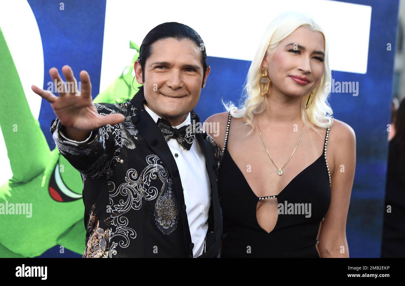 Corey Feldman and Courtney Anne Mitchell arrive at the Los Angeles ...