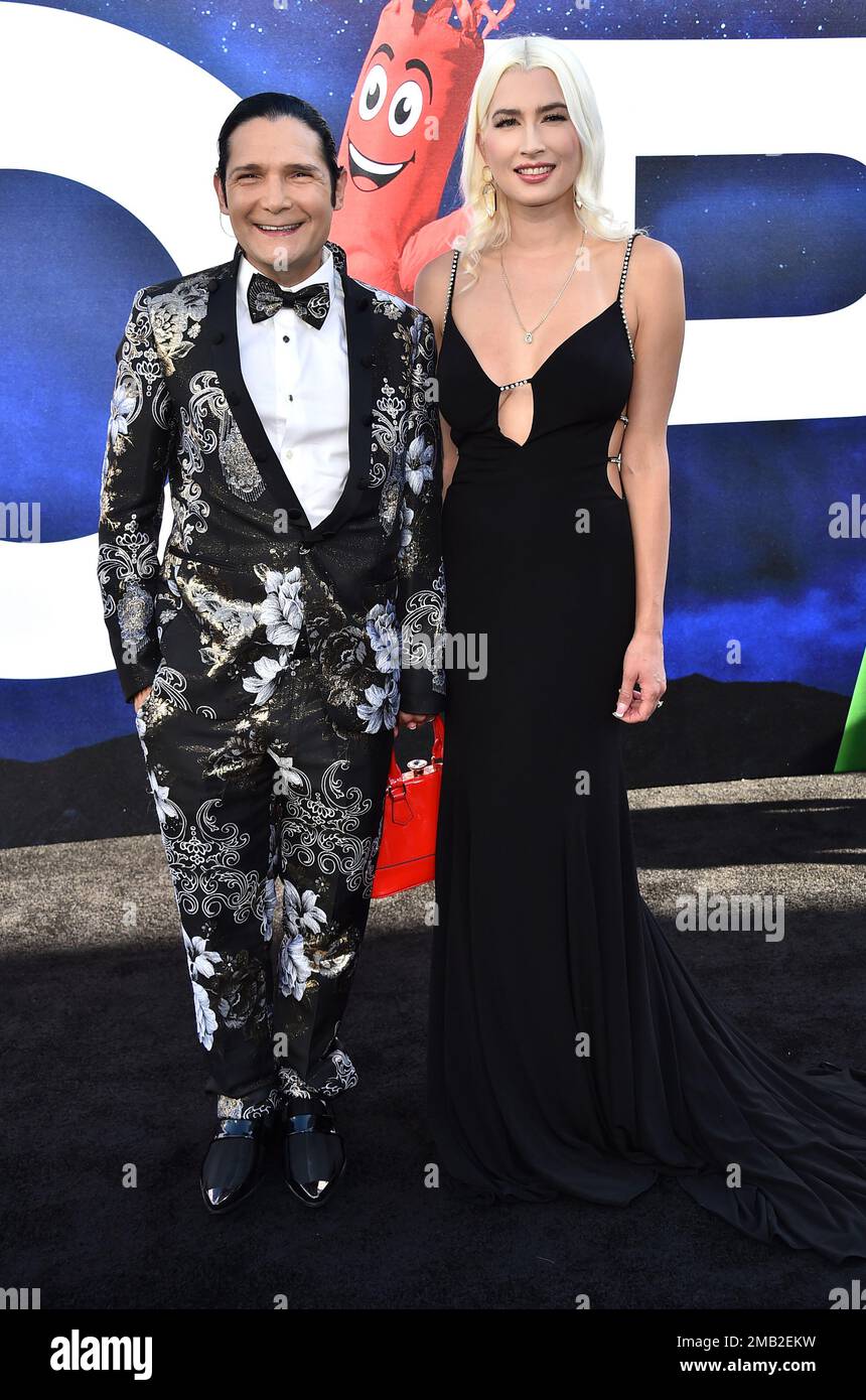 Corey Feldman and Courtney Anne Mitchell arrive at the Los Angeles ...