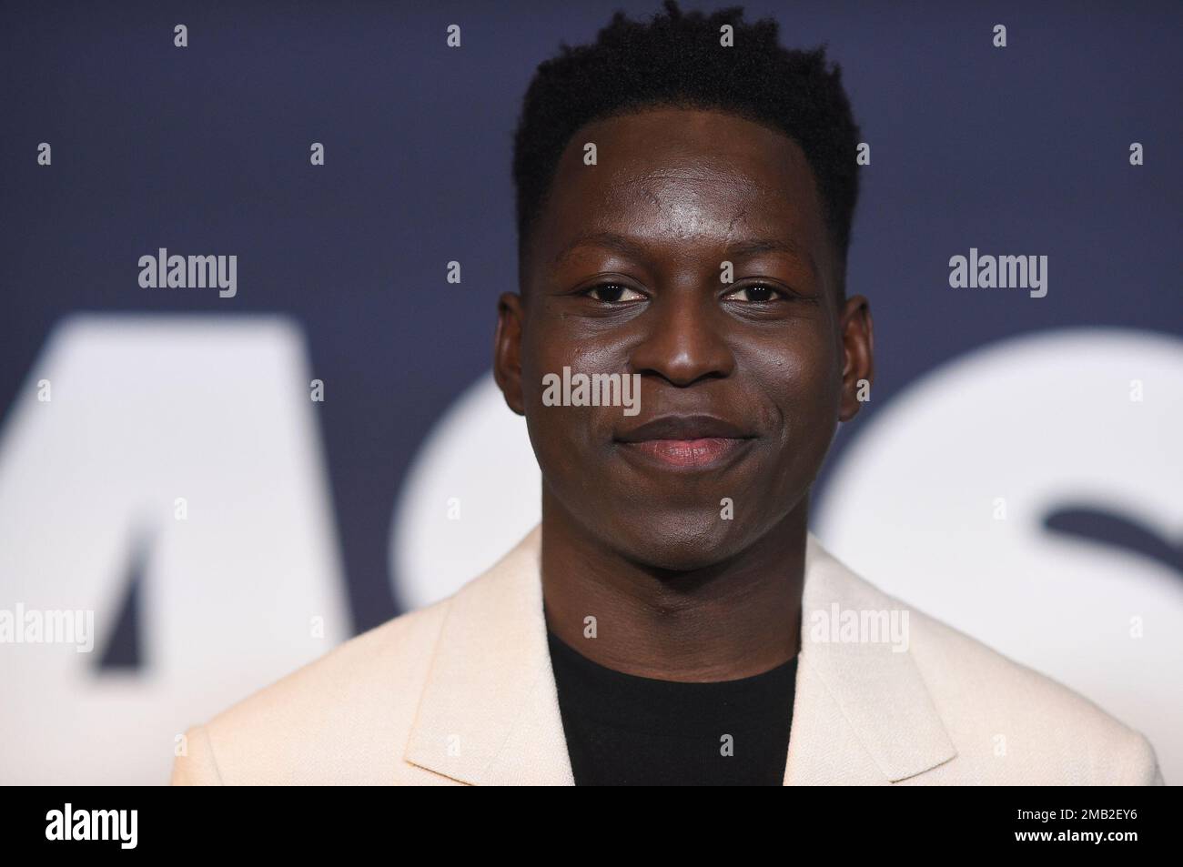 Toheeb Jimoh arrives at an Emmy FYC special screening of "Ted Lasso" on ...