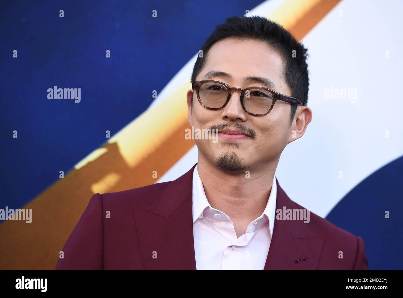 Steven Yeun arrives at the Los Angeles premiere of "Nope," Monday, July ...