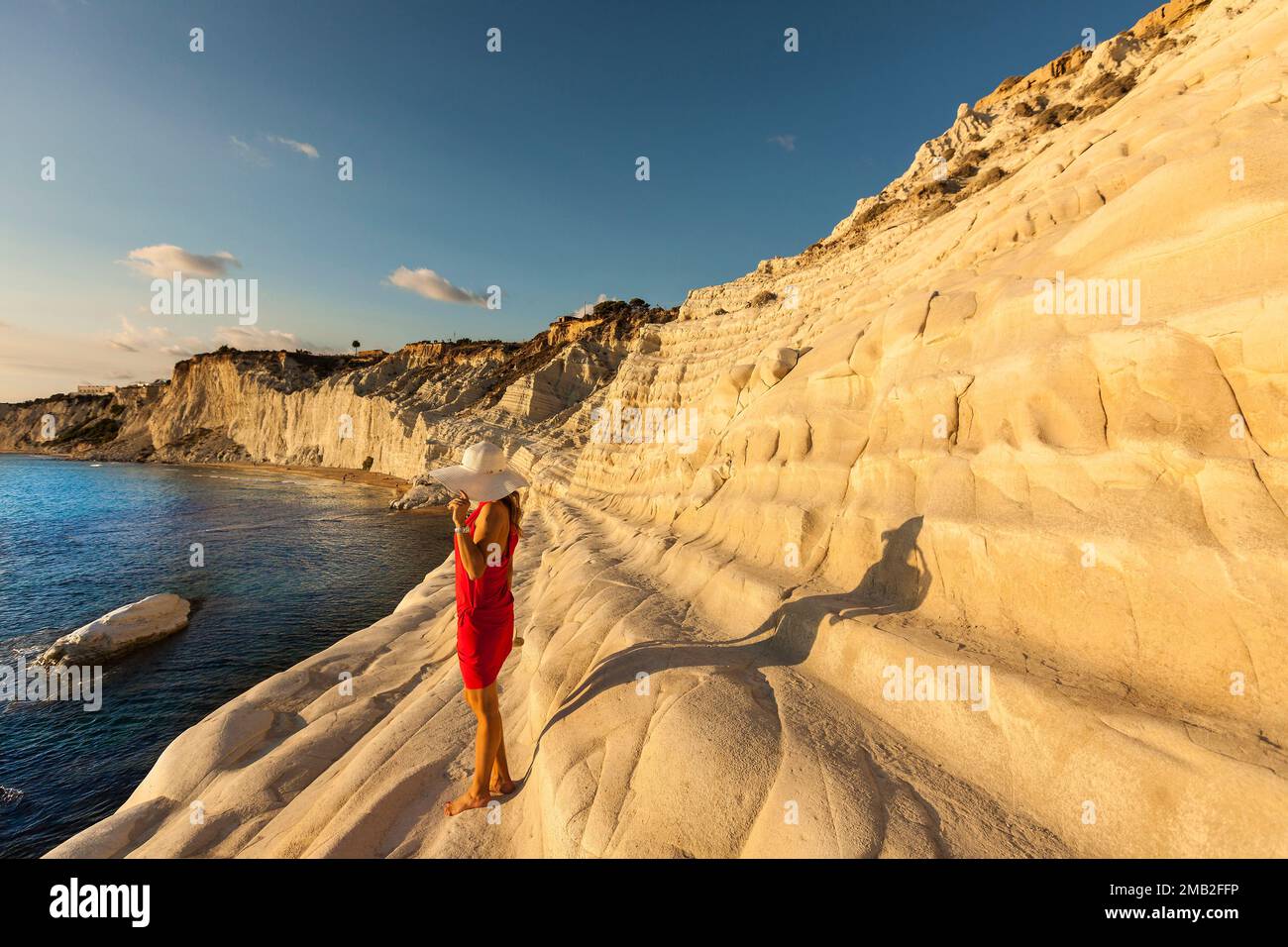 Italy, Sicily: Realmonte, Agrigento: Scala dei Turchi Stock Photo - Alamy