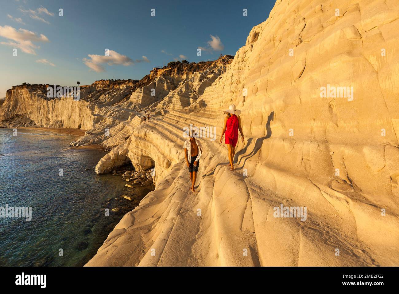 Italy, Sicily: Realmonte, Agrigento: Scala dei Turchi Stock Photo - Alamy